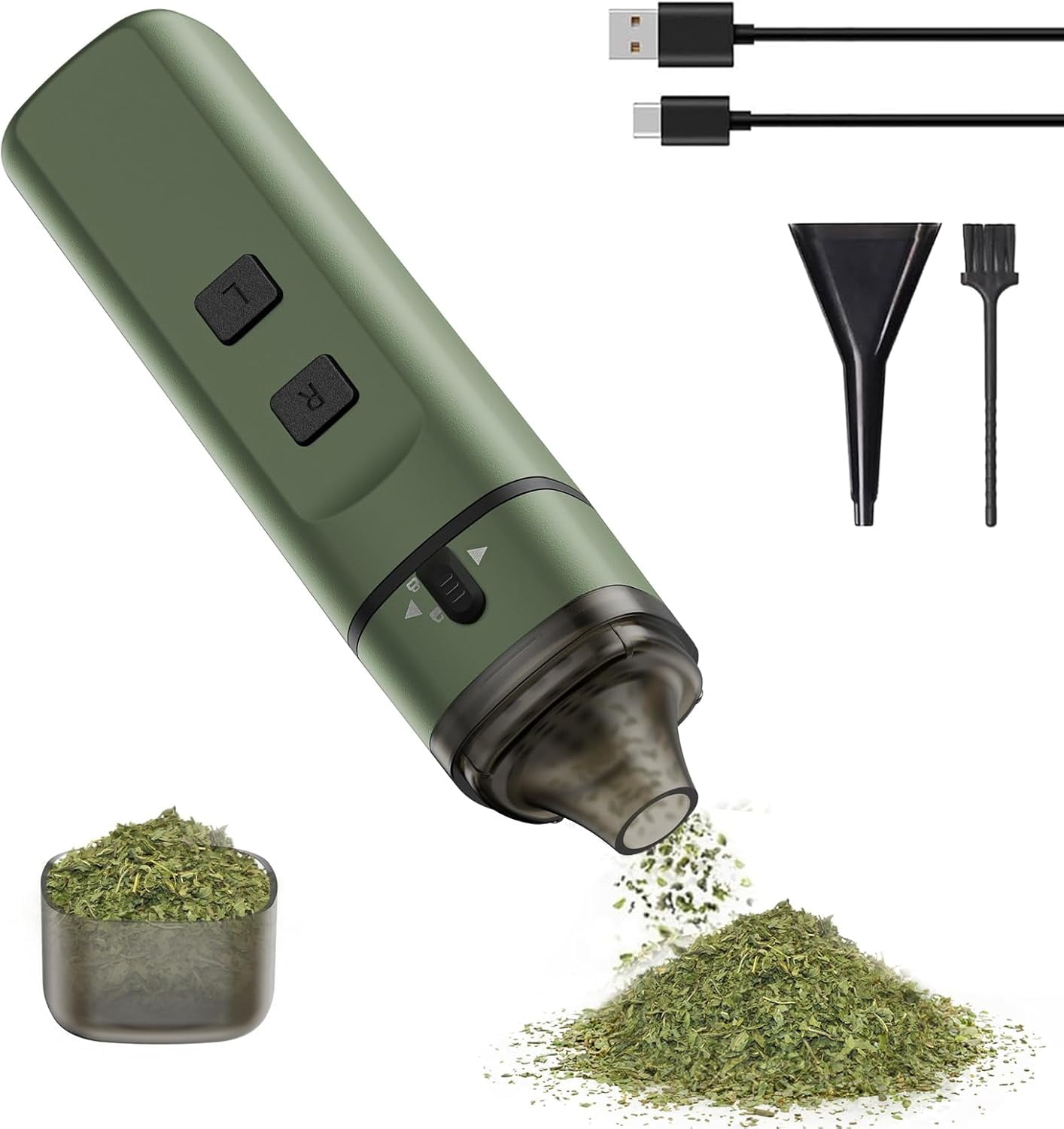 Herb Grinder For Marijuana AutoGrind Electric Herb Grinder - Portable ...