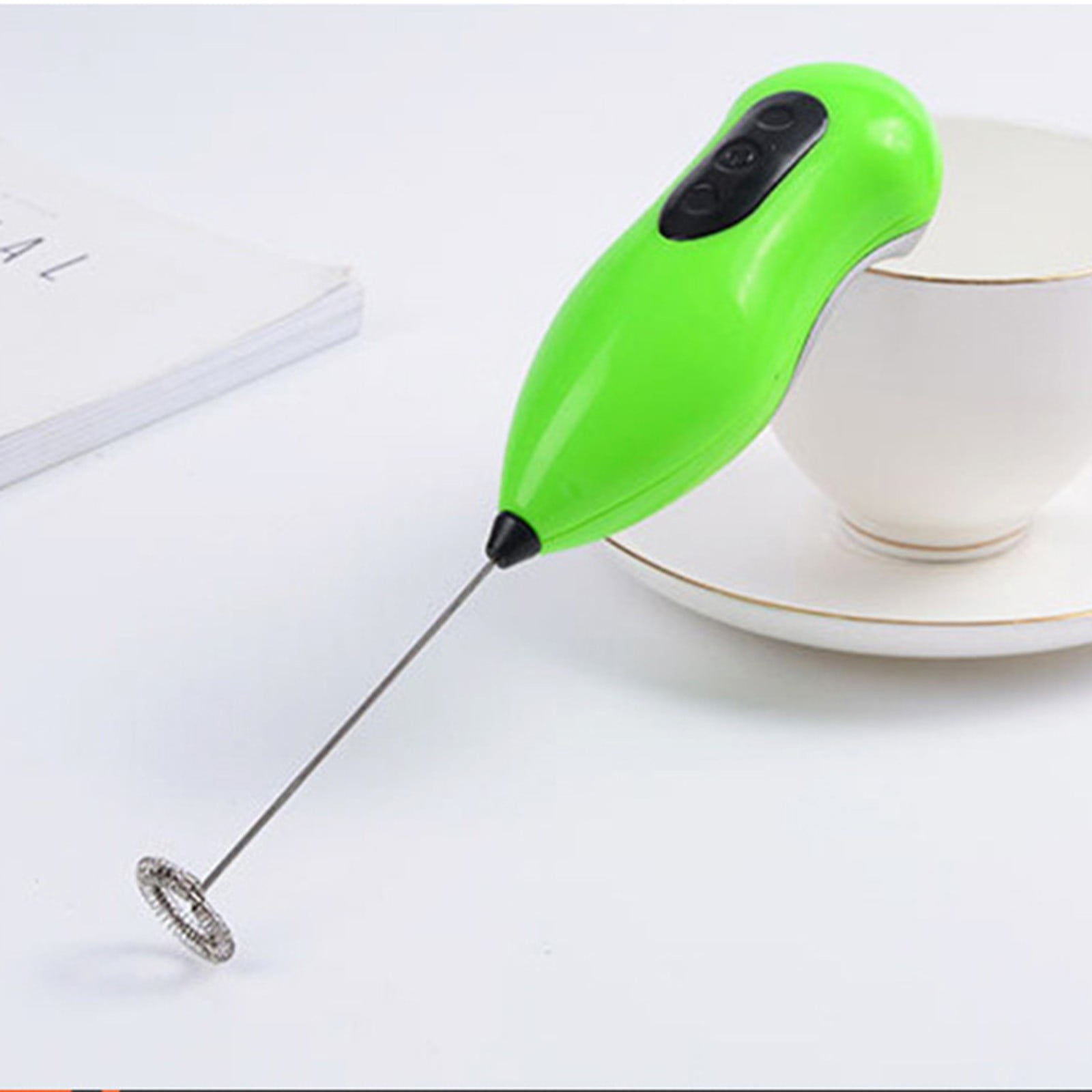 Portable Automatic Battery Operated Electric Milk Frother, Egg Beater ...