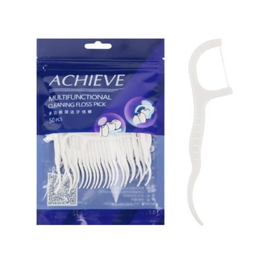 Flossaid FHR Original Dental Floss Holder, Angled Head, Long Handle, 4 ...