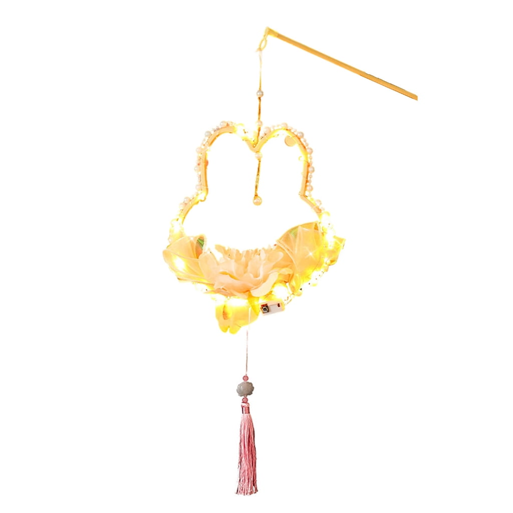 Portable Autumn Festival Rabbit Lanterns DIY Chinese Paper Decors For ...