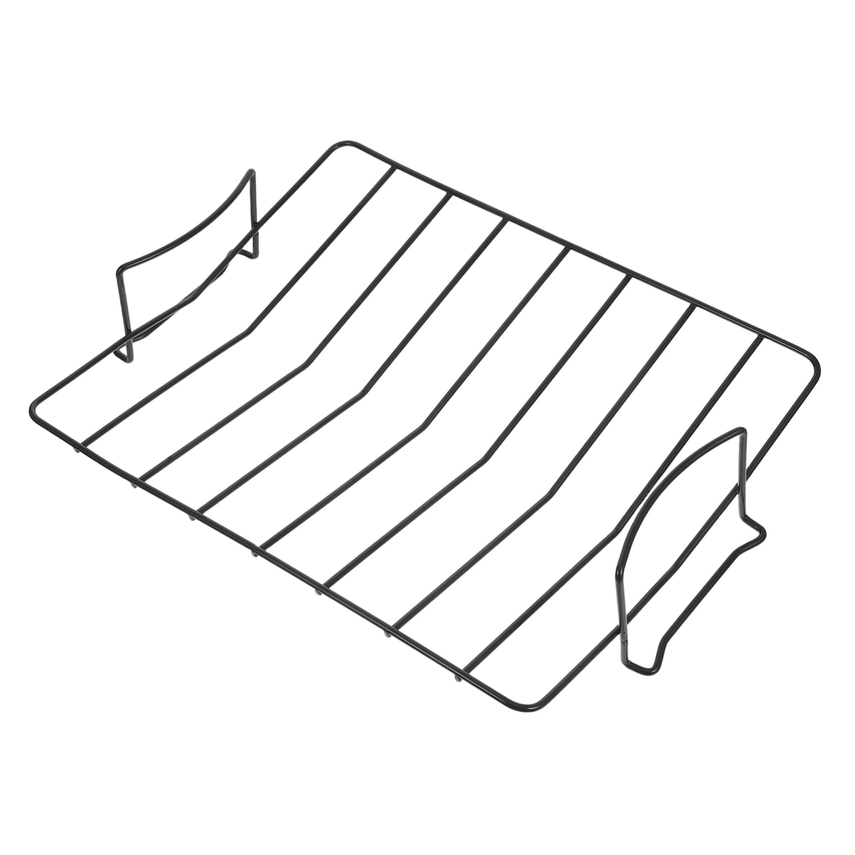 Portable BBQ Grill Chicken Rack Boatshaped Grilling Rack Stainless ...