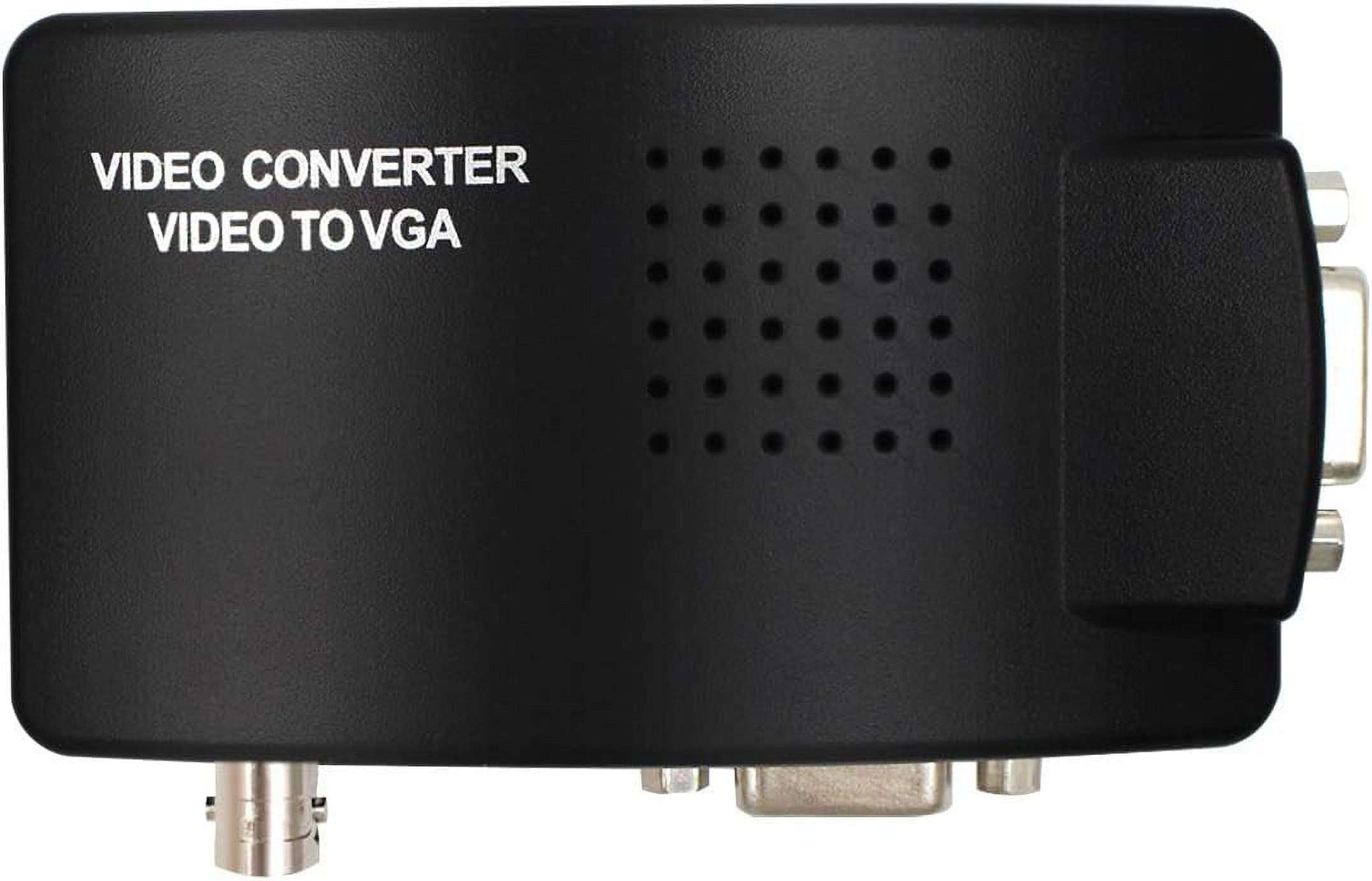 Portable BNC to VGA Video Converter Composite S-Video Input to PC VGA ...
