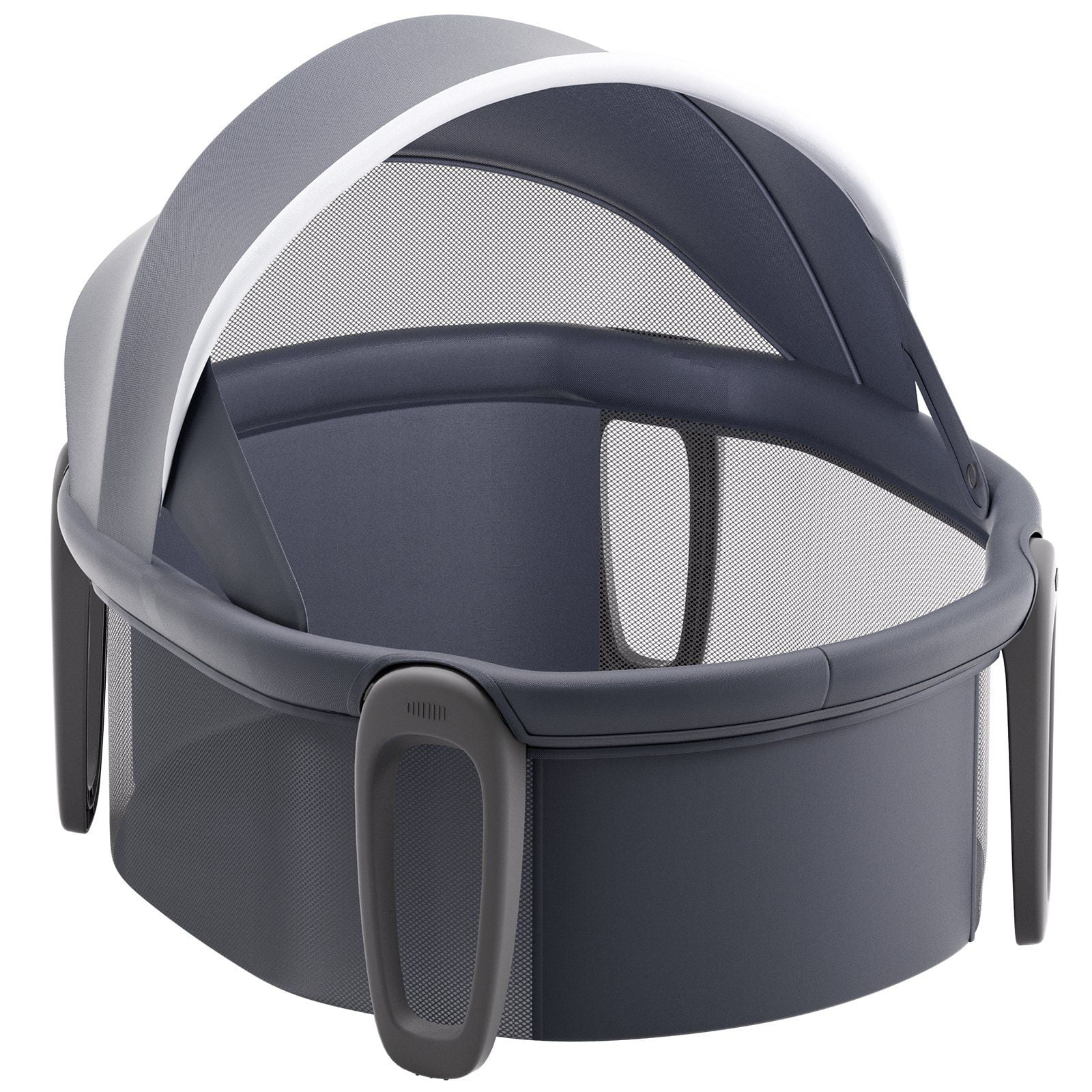 Portable Baby Bassinet On-The-Go Folding Baby Dome with Canopy and Toys ...