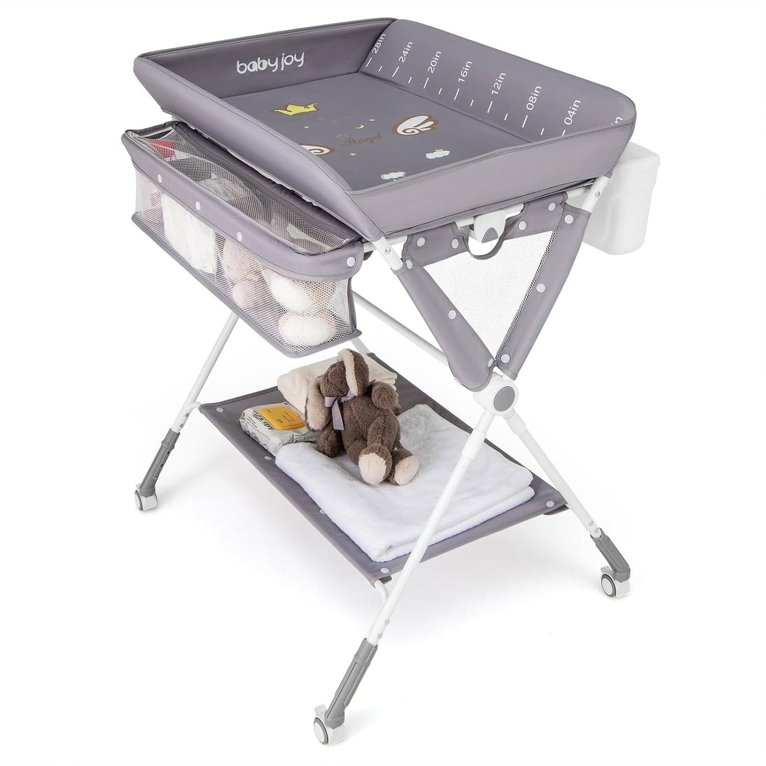 Portable Baby Changing Table, Foldable Diaper Changing Station with ...