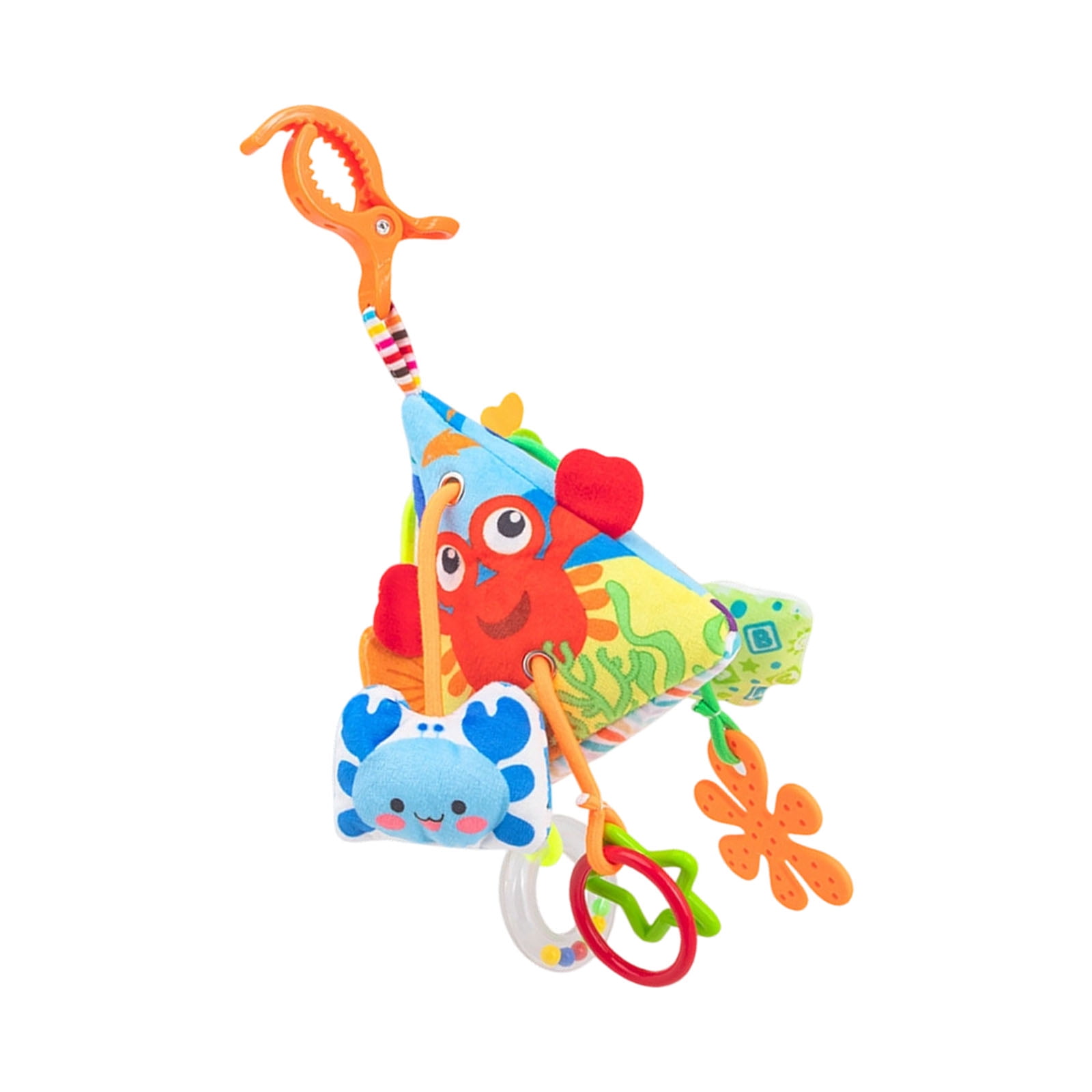 Portable Baby Crib Mobile With Calming Rattle & Wind tolls For Sensory ...