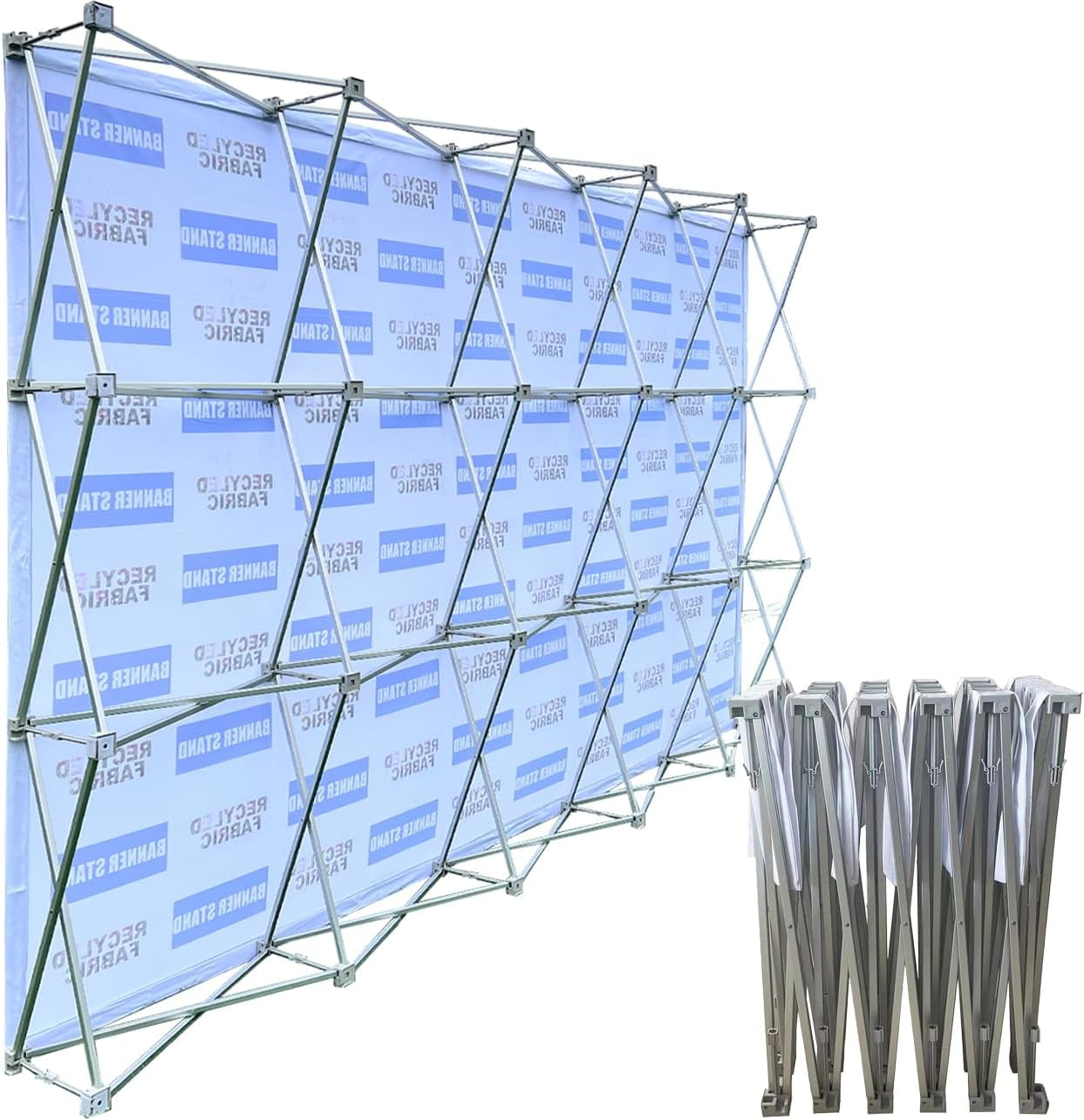 Portable Backdrop Booth Frame 8'x10' Pop Up Display Stand Aluminum ...