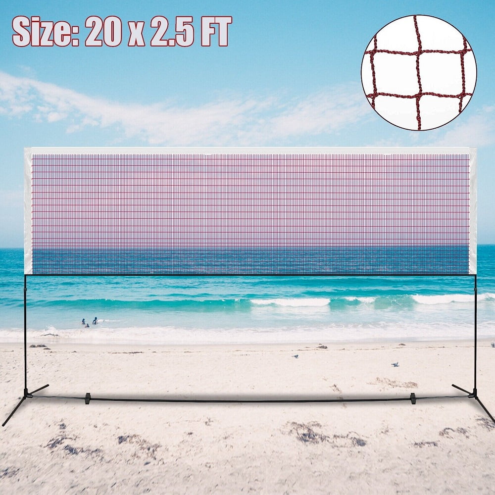 Portable Badminton Net Tennis Volleyball Pickleball Sport Net for Indoor Outdoor - Walmart.com
