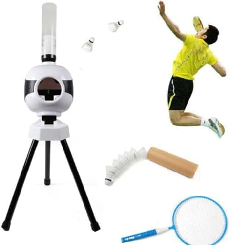 Portable Badminton Serve Machine, Automatic Shuttlecock Launcher ...