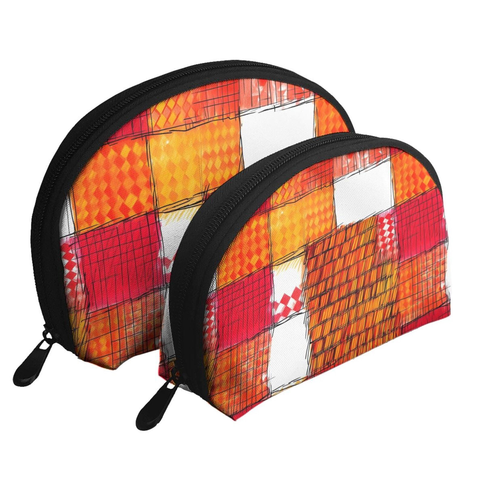 Portable Bags Clutch Pouch Zipper Smooth Built-In Compartment For ...