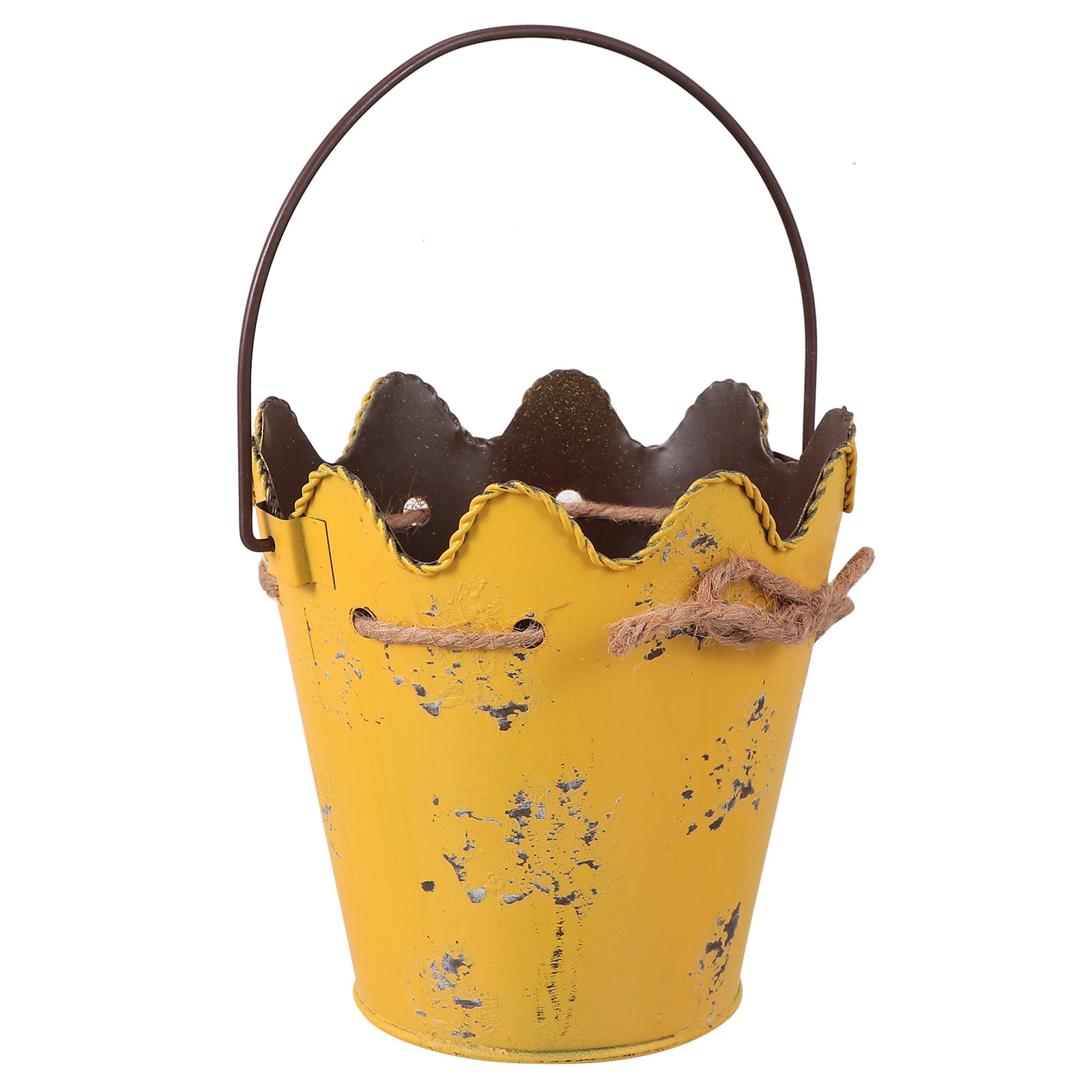 Portable Ball Reception Flower Vase Wavy Edge Pot Chic Arrangement ...