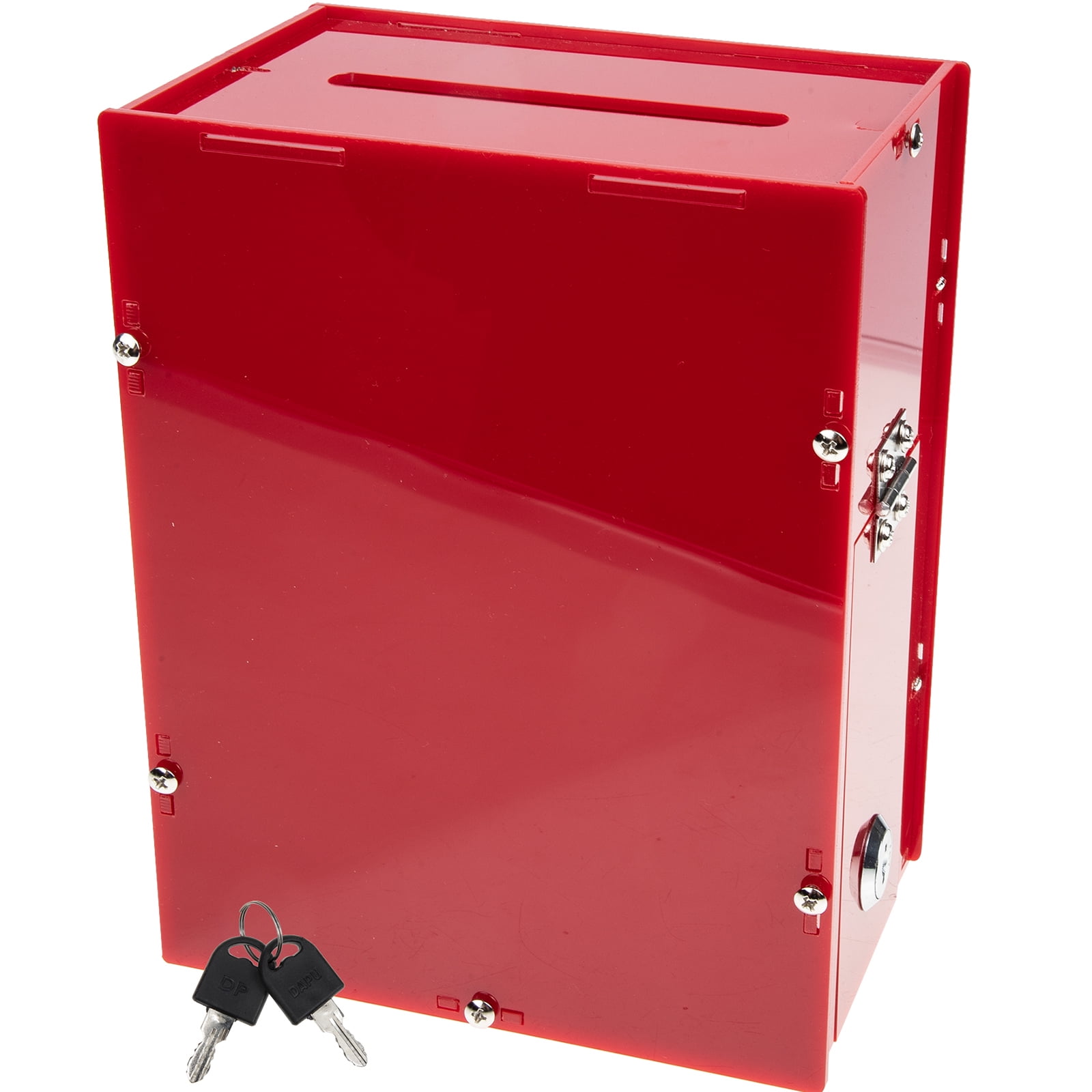 Portable Ballot Box Acrylic Voting Case Smooth Edges Voting Box with ...