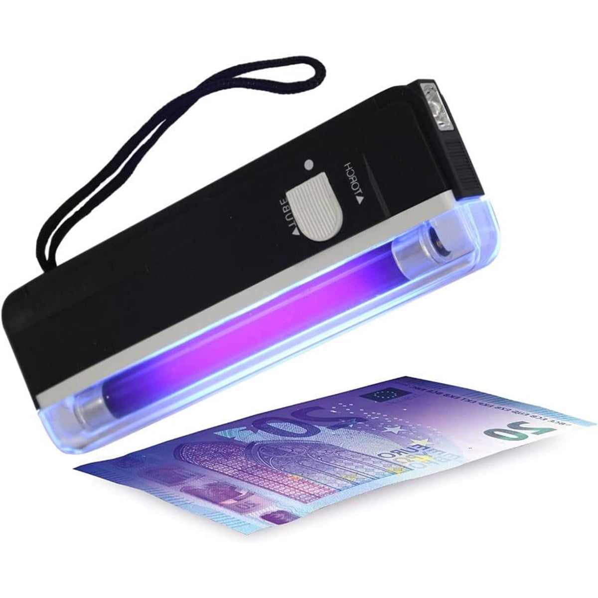 Portable Banknote Checker, Black Light UV Flashlight, UV Black Light ...