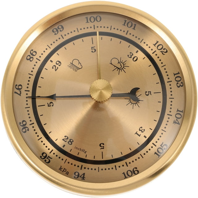 Abbageba Portable Barometer Household Barometer Dial Design Barometer ...