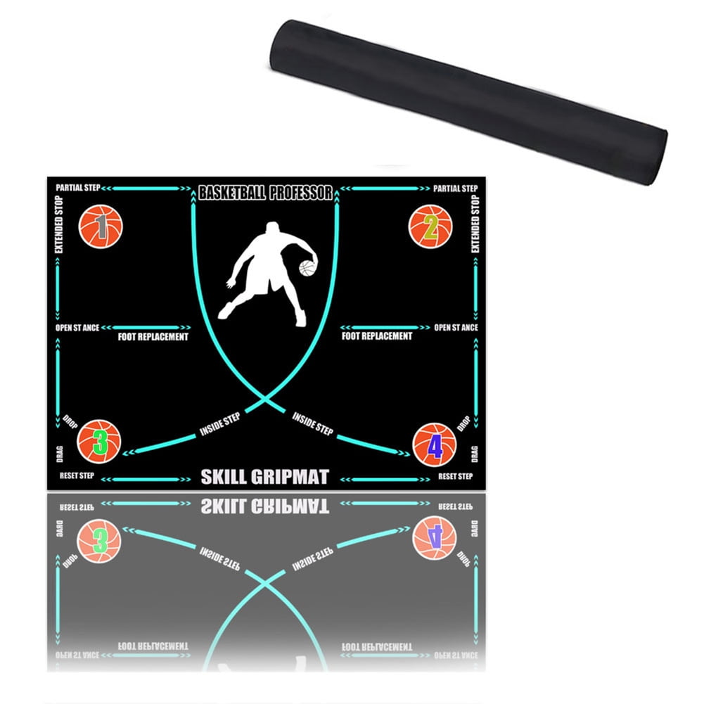 Portable Basketball Footwork Mat, Agility Footstep Training Mat ...
