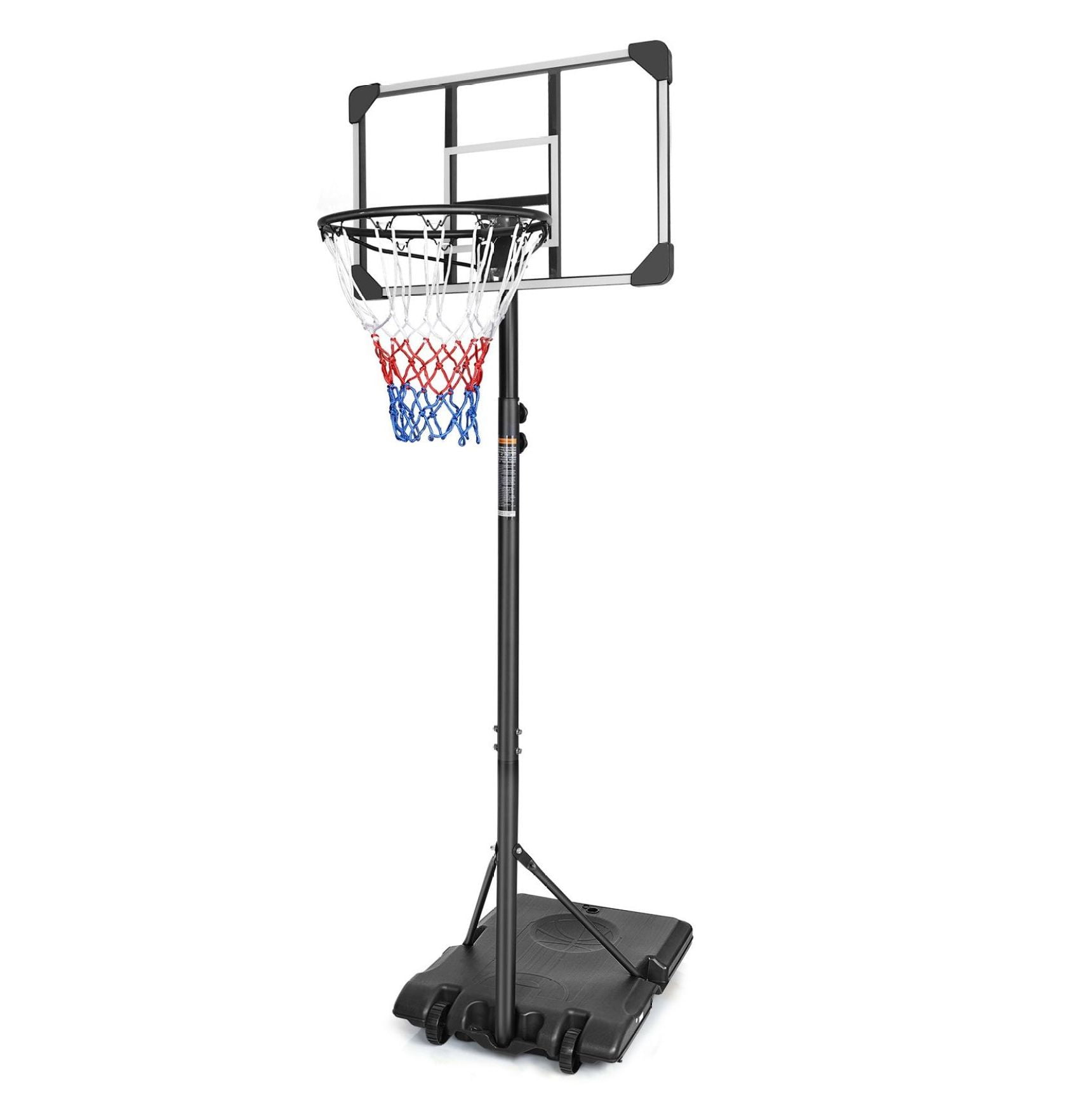 Portable Basketball Goal System with Stable Base and Wheels, use for ...