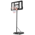Portable Basketball Hoop, 4.2-10ft Adjustable Height, 44" Shatterproof ...
