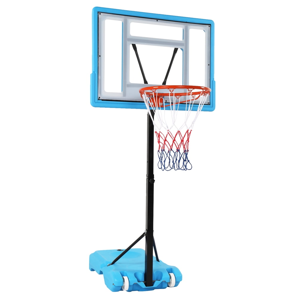 Portable Basketball Hoop, 45 - 53" Adjustable Basketball Goal System ...