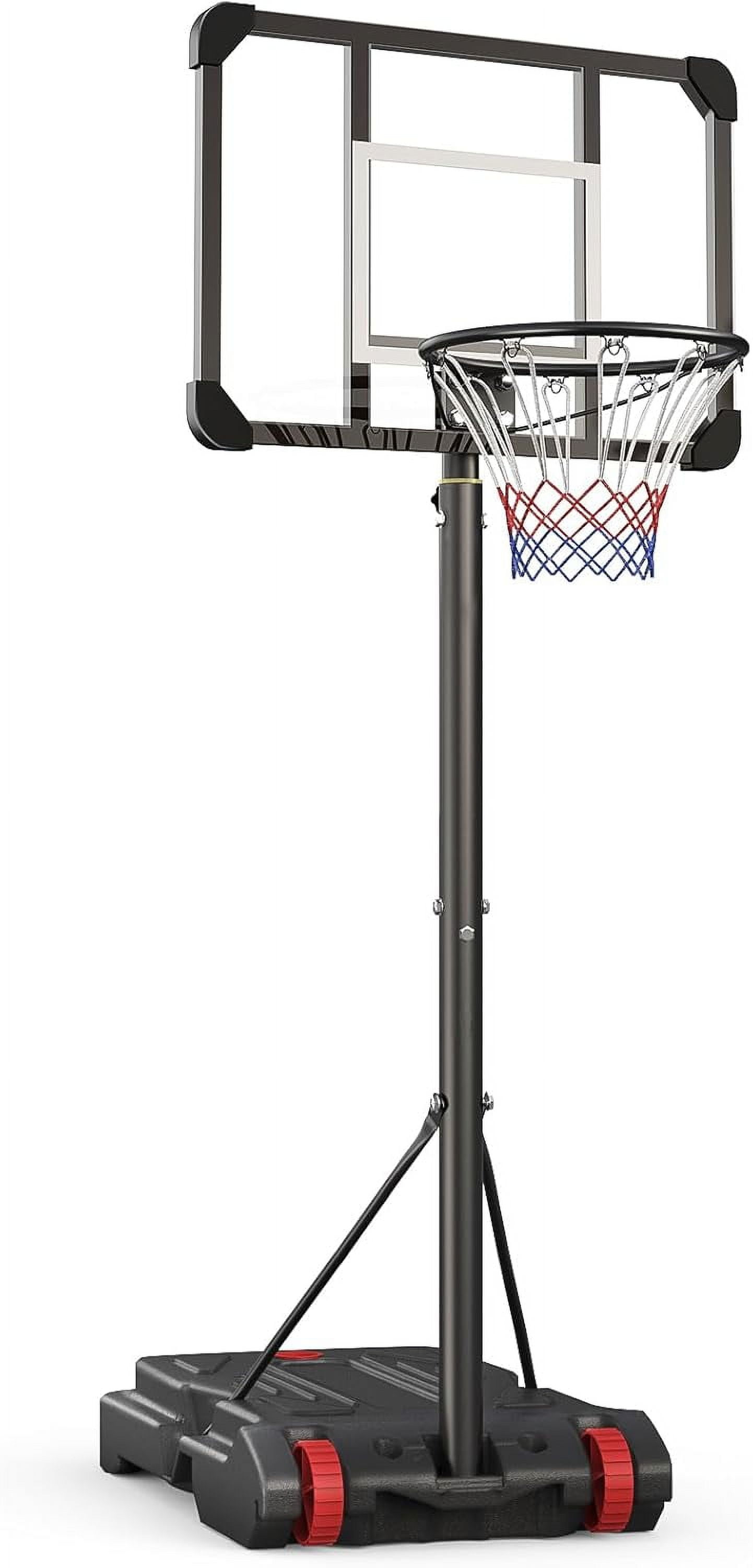Portable Basketball Hoop Goals Outdoor System, 3FT to 7FT Height ...