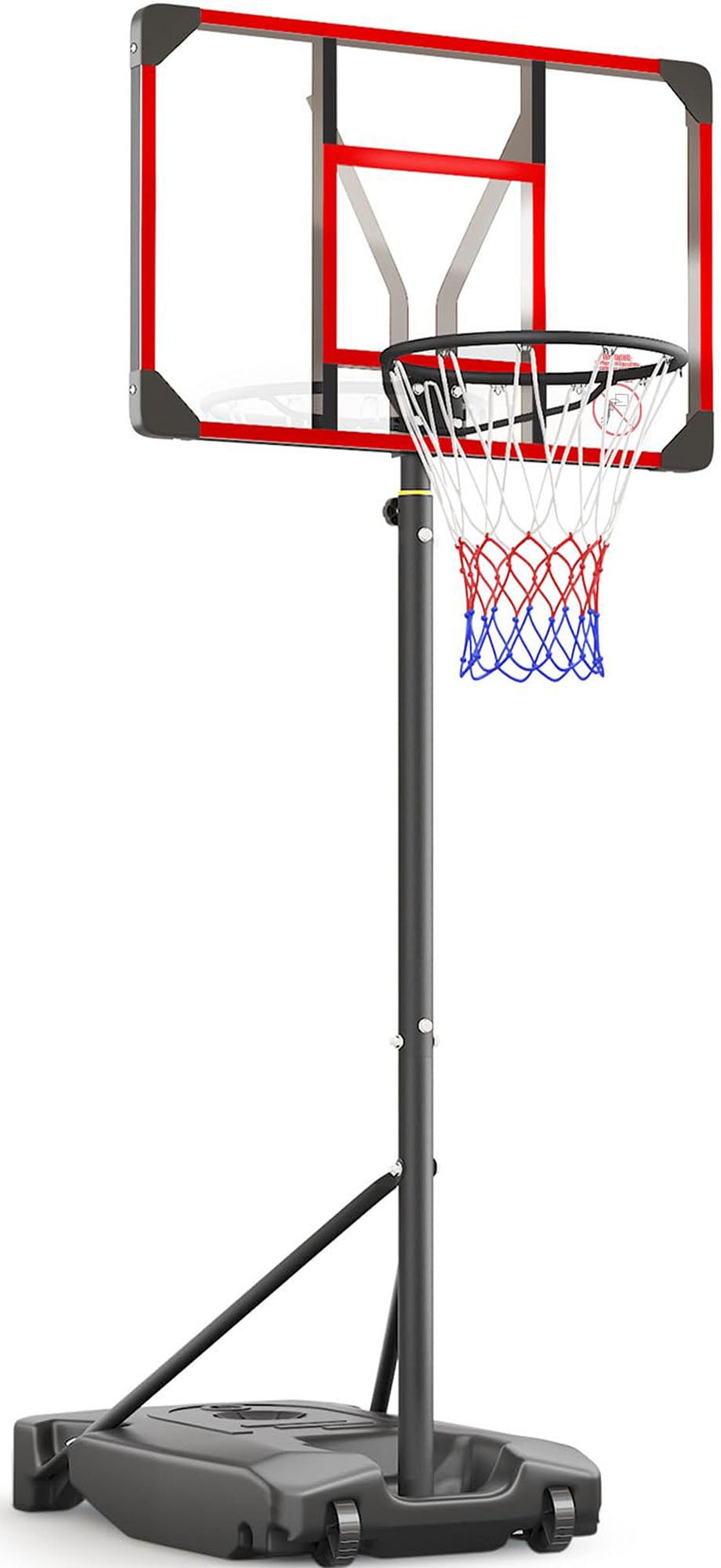 Portable Basketball Hoop,Neche 4.82-8.53ft Height Adjustable Basketball ...