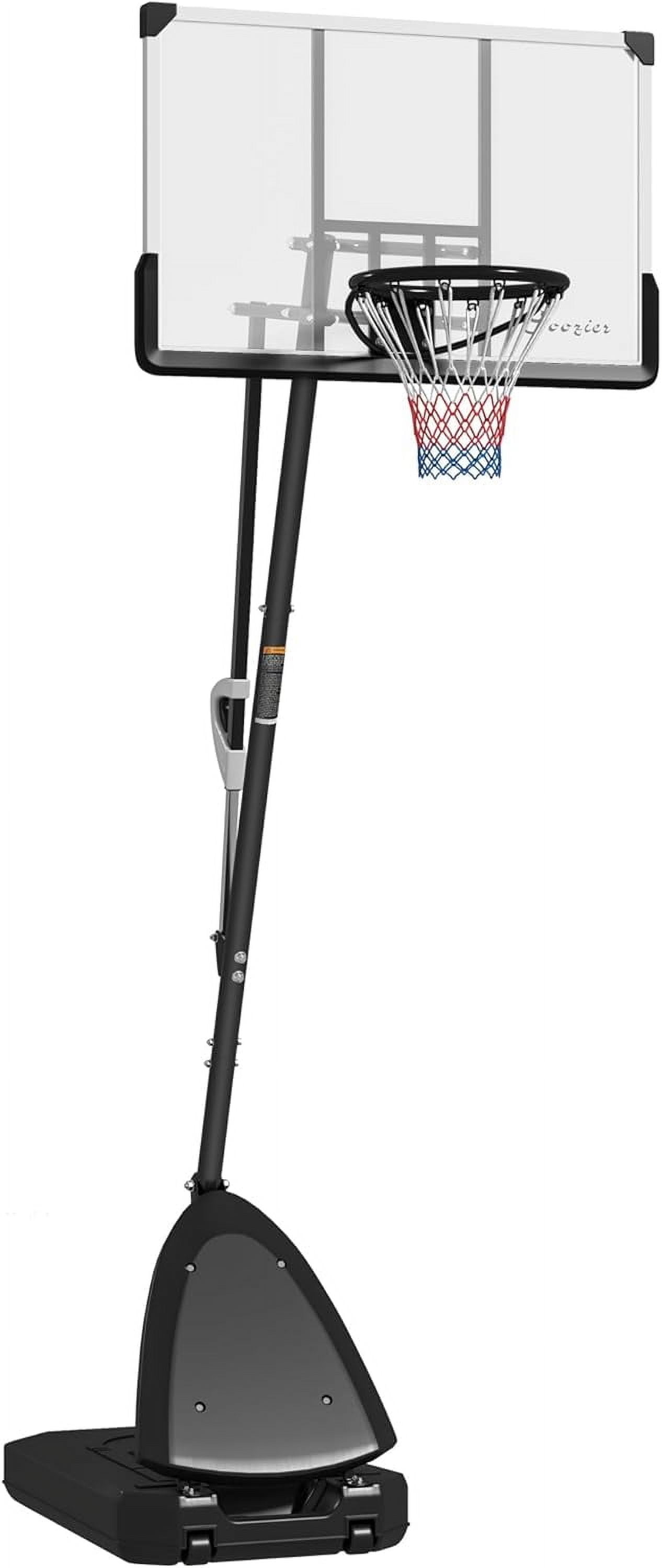 Portable Basketball Hoop Outdoor, 5-10ft Height Adjustable Basketball ...