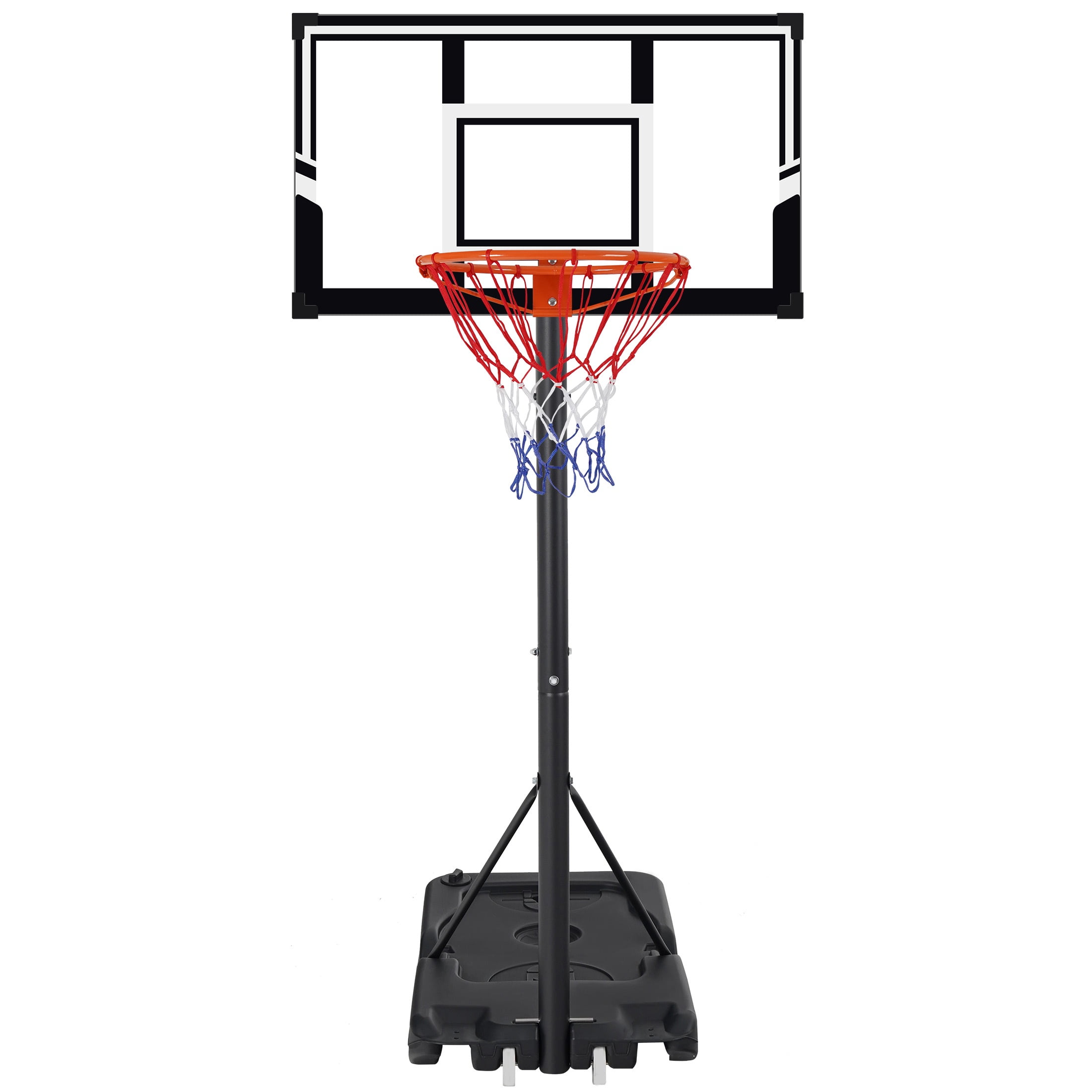 Segmart Portable Basketball Hoop, Adjustable 3.3ft-10ft Tall, Outdoor ...