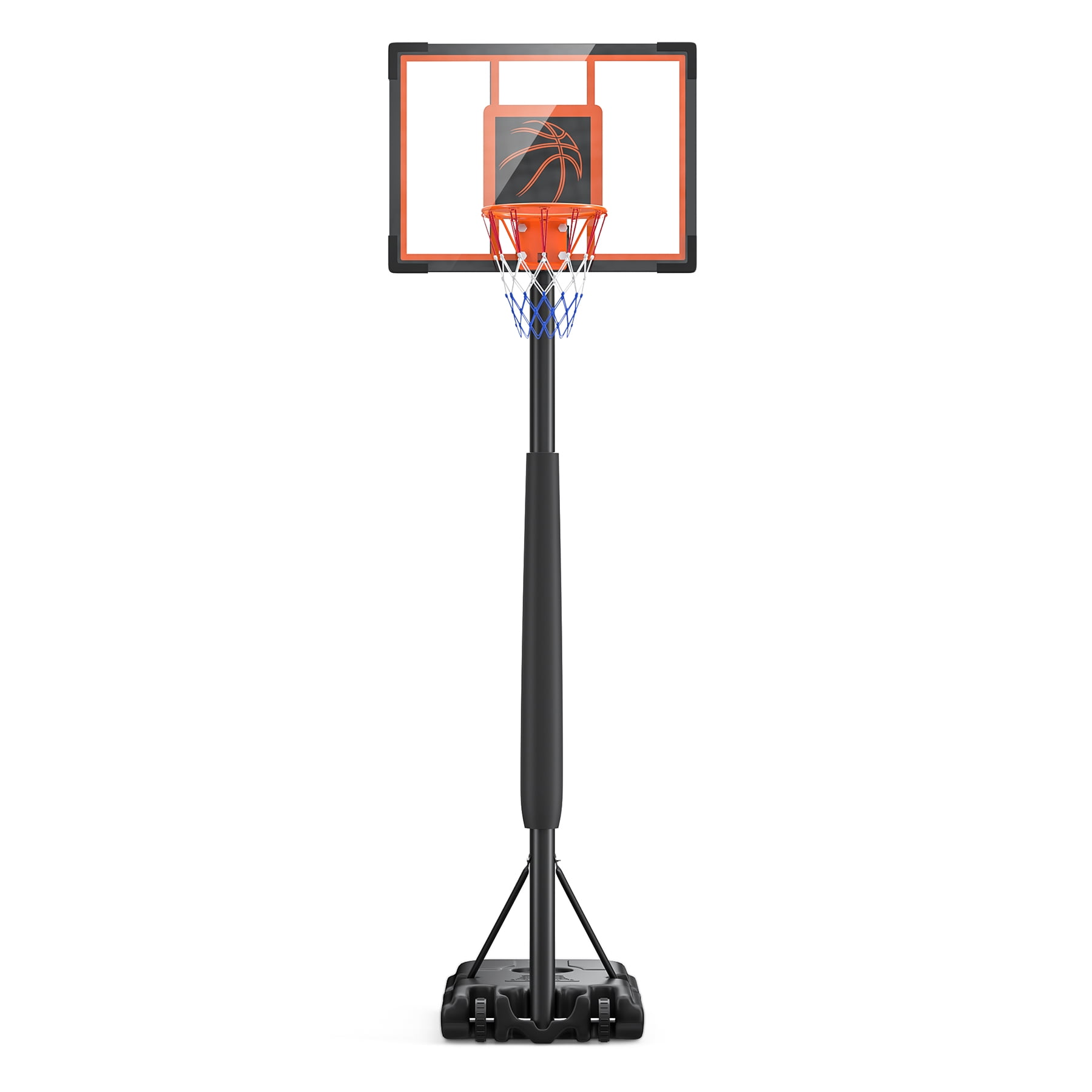 Portable Basketball Hoop Stand for Adults & Kids,5.5FT-8FT Height ...
