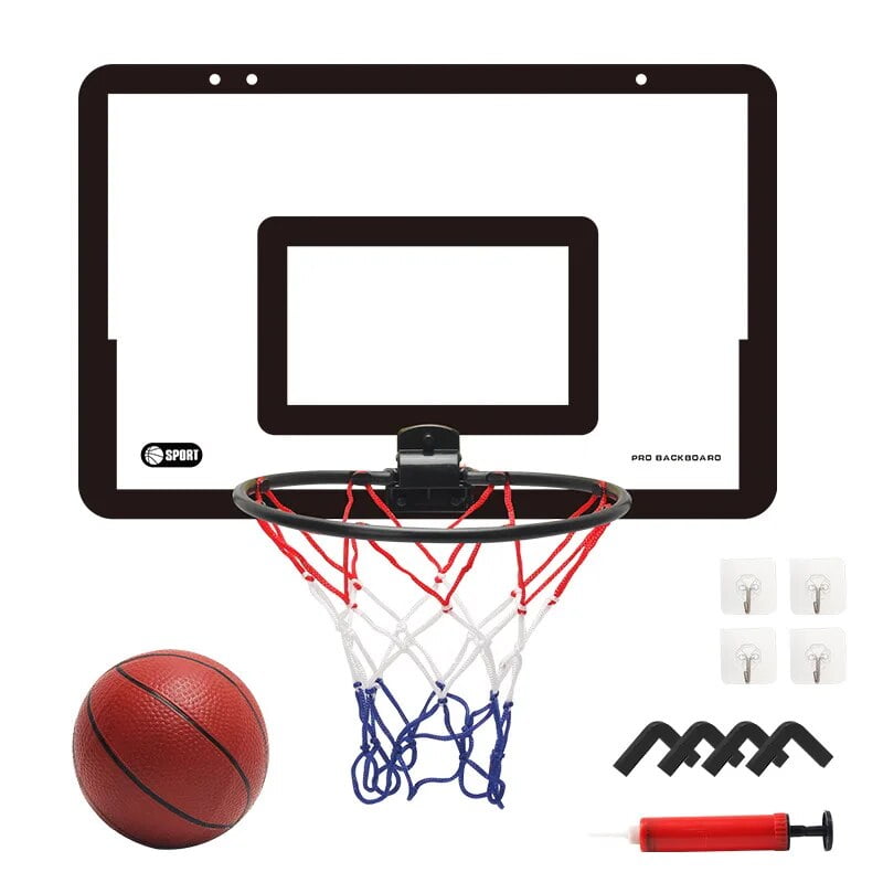 Portable Basketball Hoop Toys Kit Foldable Indoor Home Basketball Fans ...