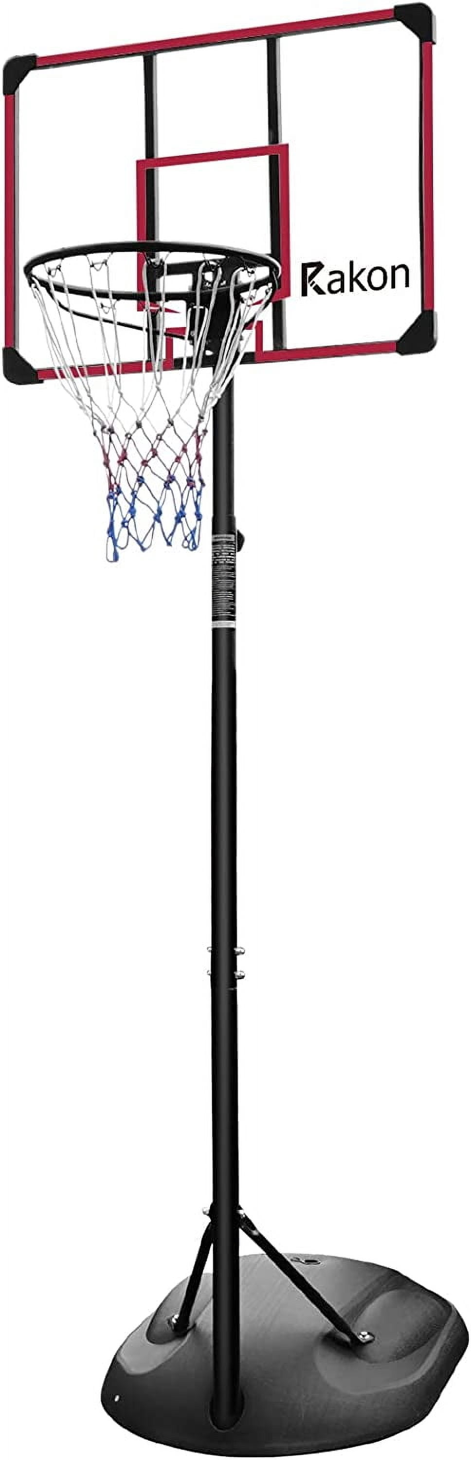 Portable Basketball Stand Height Adjustable 7.5ft-9.2ft Basketball ...