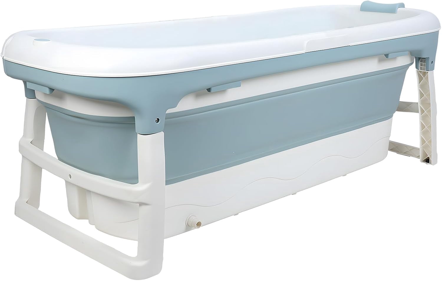 Portable Bathtub, Collapsible Bathtub for Adults, Freestanding Foldable ...