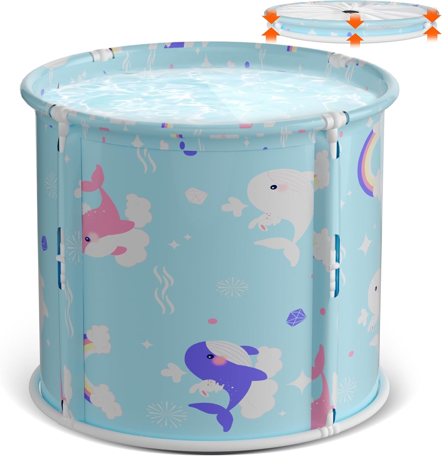 Portable Bathtub, Foldable Bathtub for Kids, Boys and Girls, Therapy ...