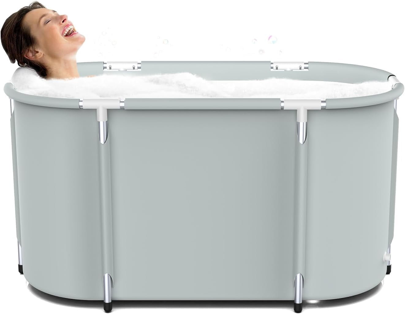 Portable Bathtub Foldable Bathtub for Adults Soaking Tub Collapsible ...