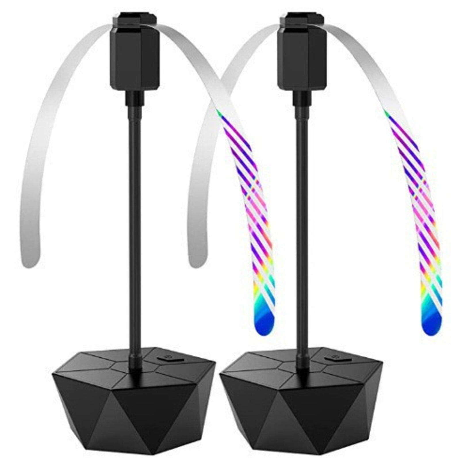 Portable Battery Powered Fly Fans for Tables, 2-Pack Indoor Outdoor ...