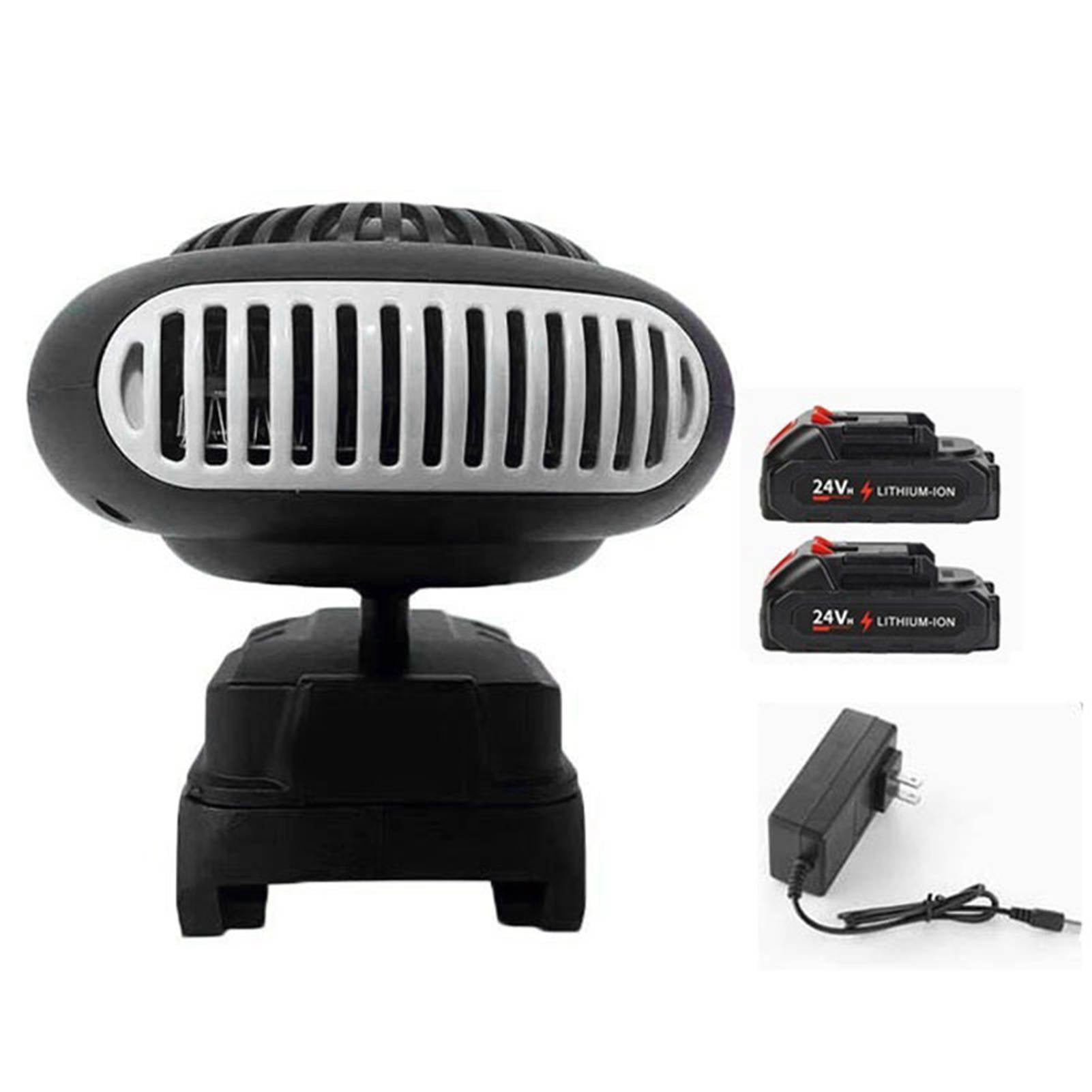 Portable Battery Powered Space Heater Small Electric Thermostat Heater ...