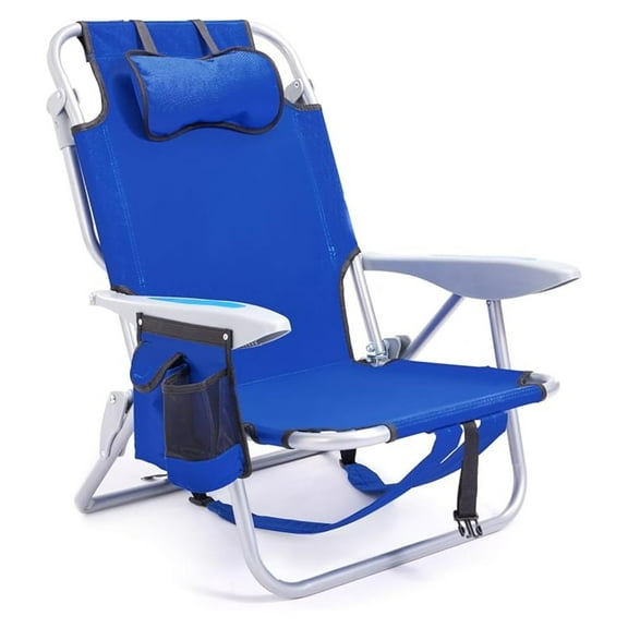 2 Pack Lightweight Portable Camping Beach Chair for Adults Outdoor Lay ...