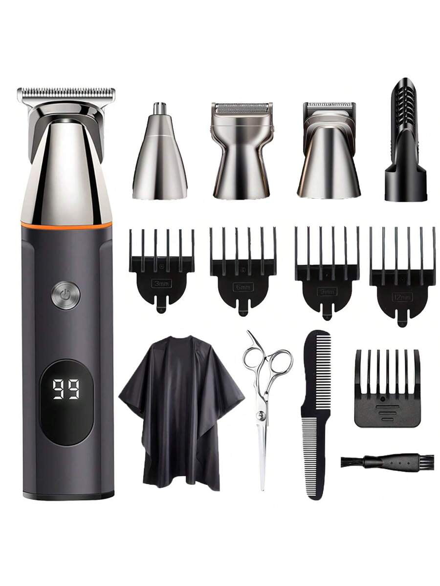 Portable Beard Trimmer For Men, Electric Razor Beard Trimming Kit With ...