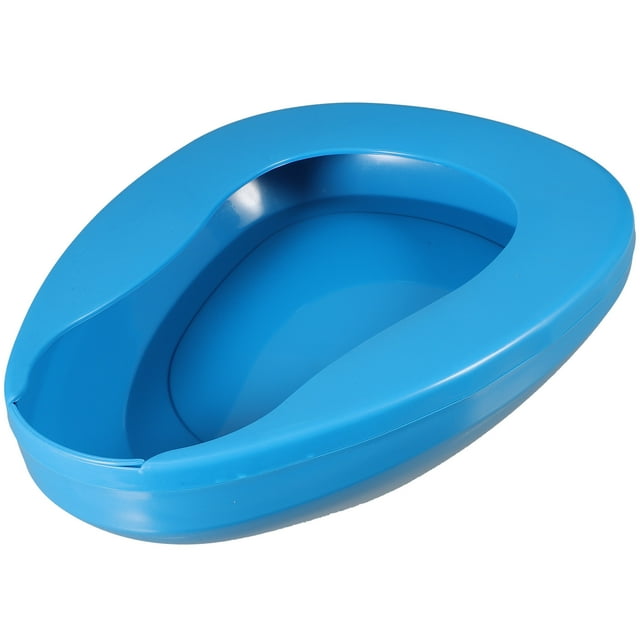 Portable Bed Urinal Hospital Plastic Bedpan for Bedridden Patient (Blue ...