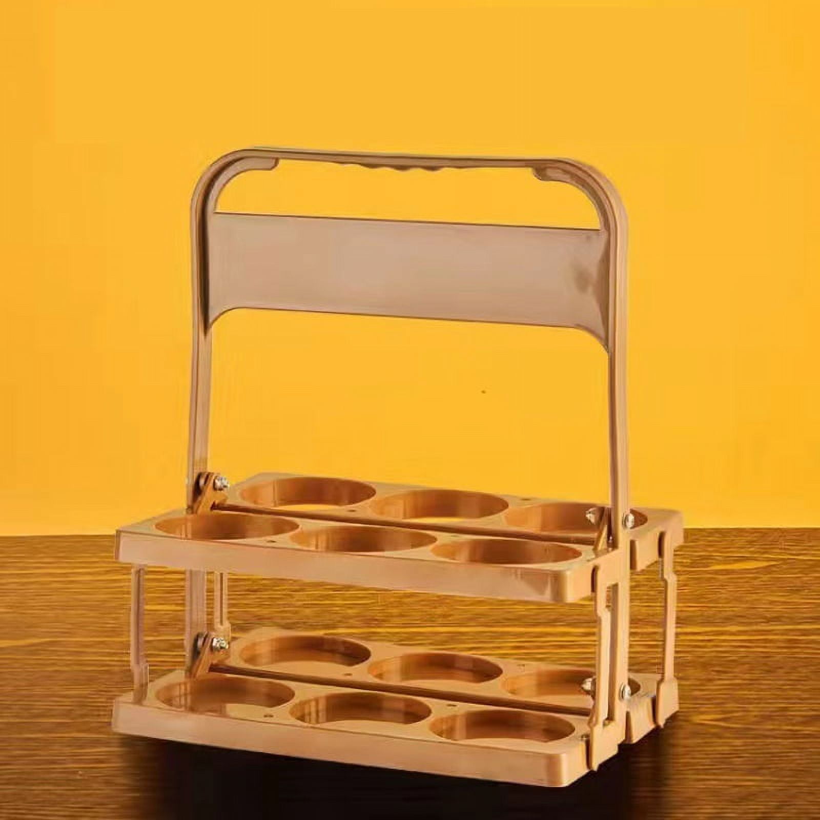 Portable Beer Bottle Rack Pure Color Foldable Beverage Storage Rack ...