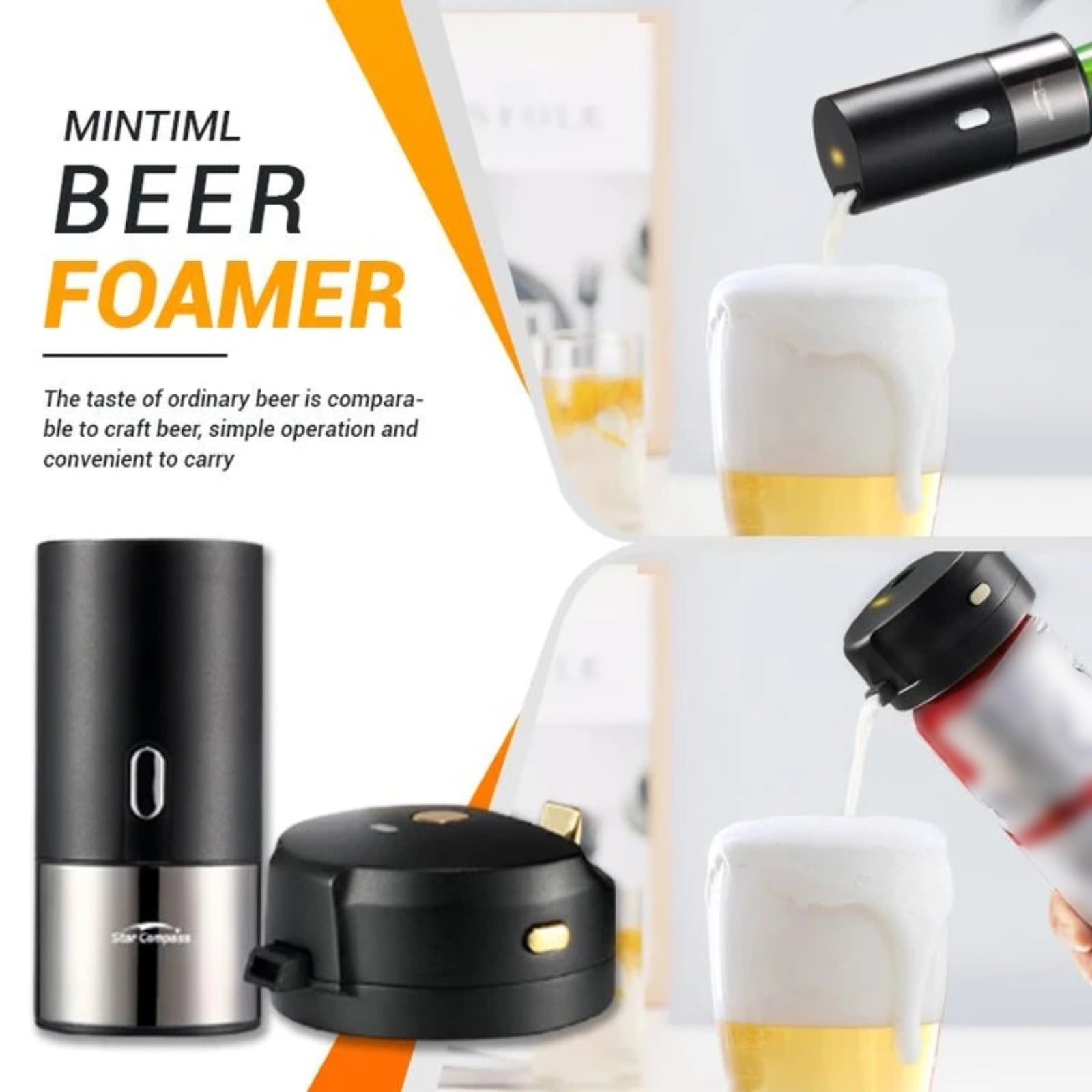 Portable Beer Foamer, Kitchen Beer Bubbler, Bottled Filling Machine ...