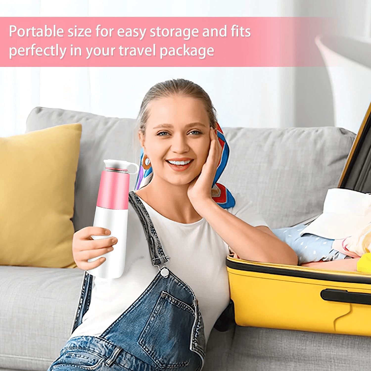 Portable Bidet Sprayer Travel, Electric Rechargeable Mini Handheld ...