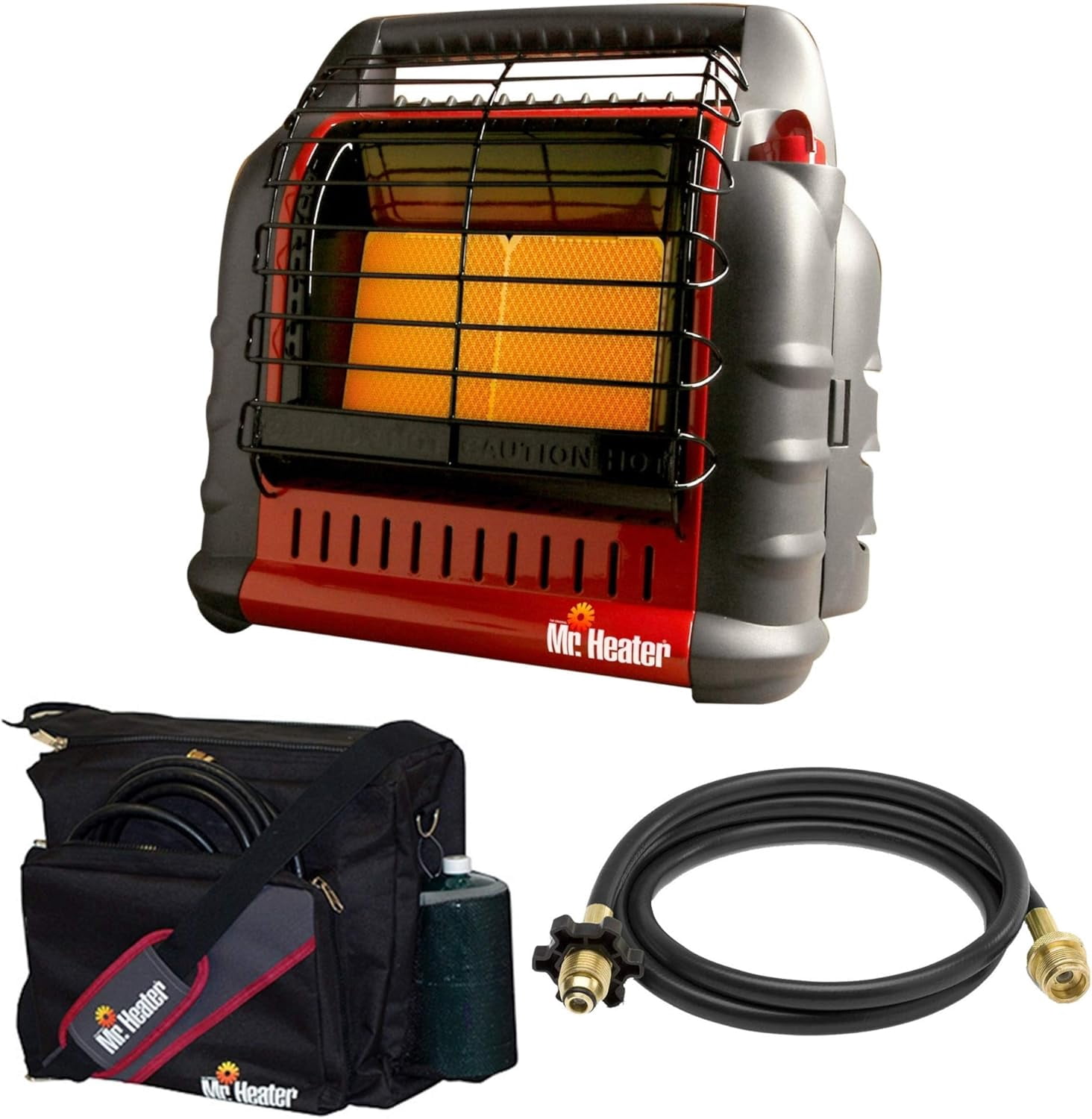 Portable Big Buddy Propane Heater with 10 - Feet Propane Assembly and ...