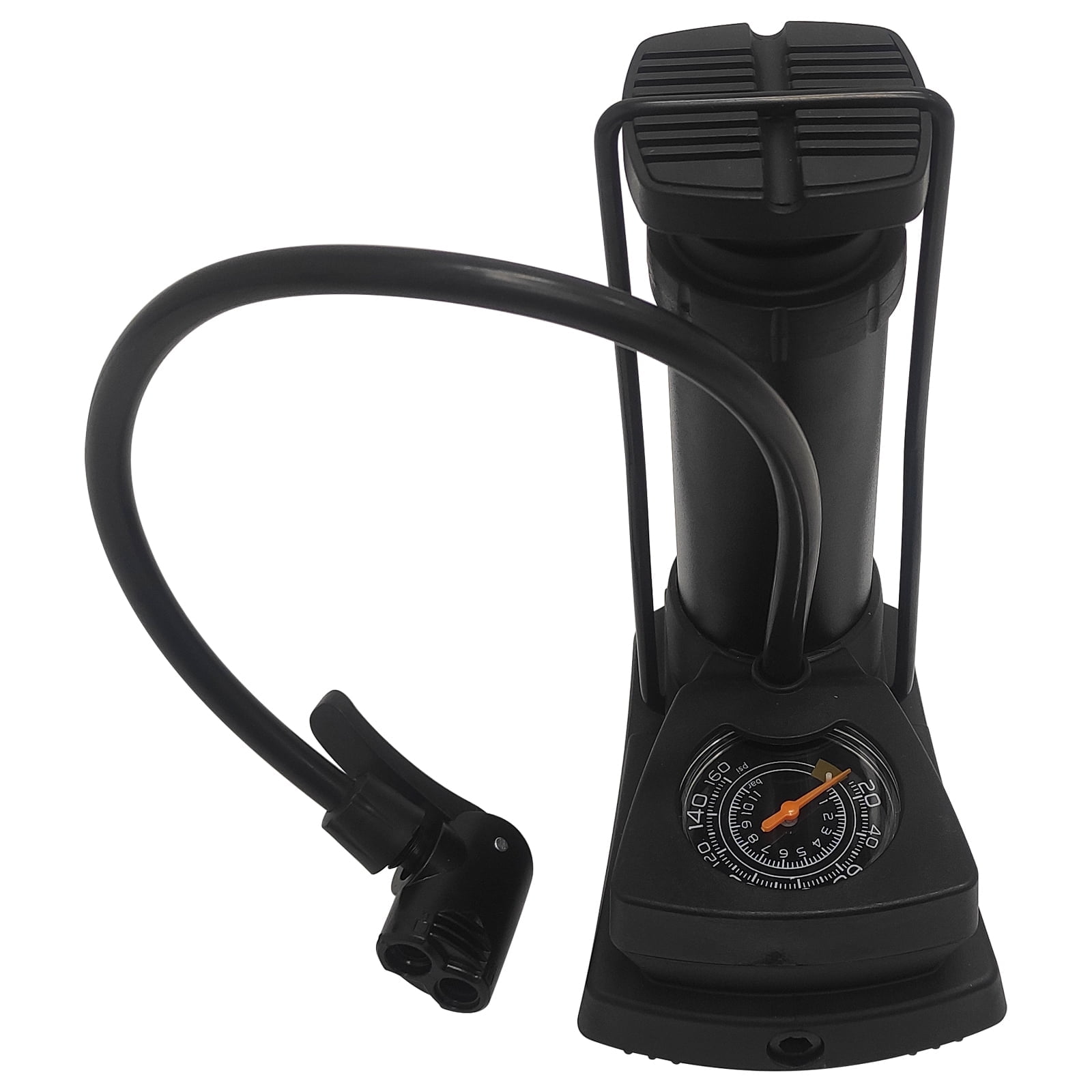 Portable Bike Pump Mini Motor Bicycle Foot Pump with Tire Air Pressure ...