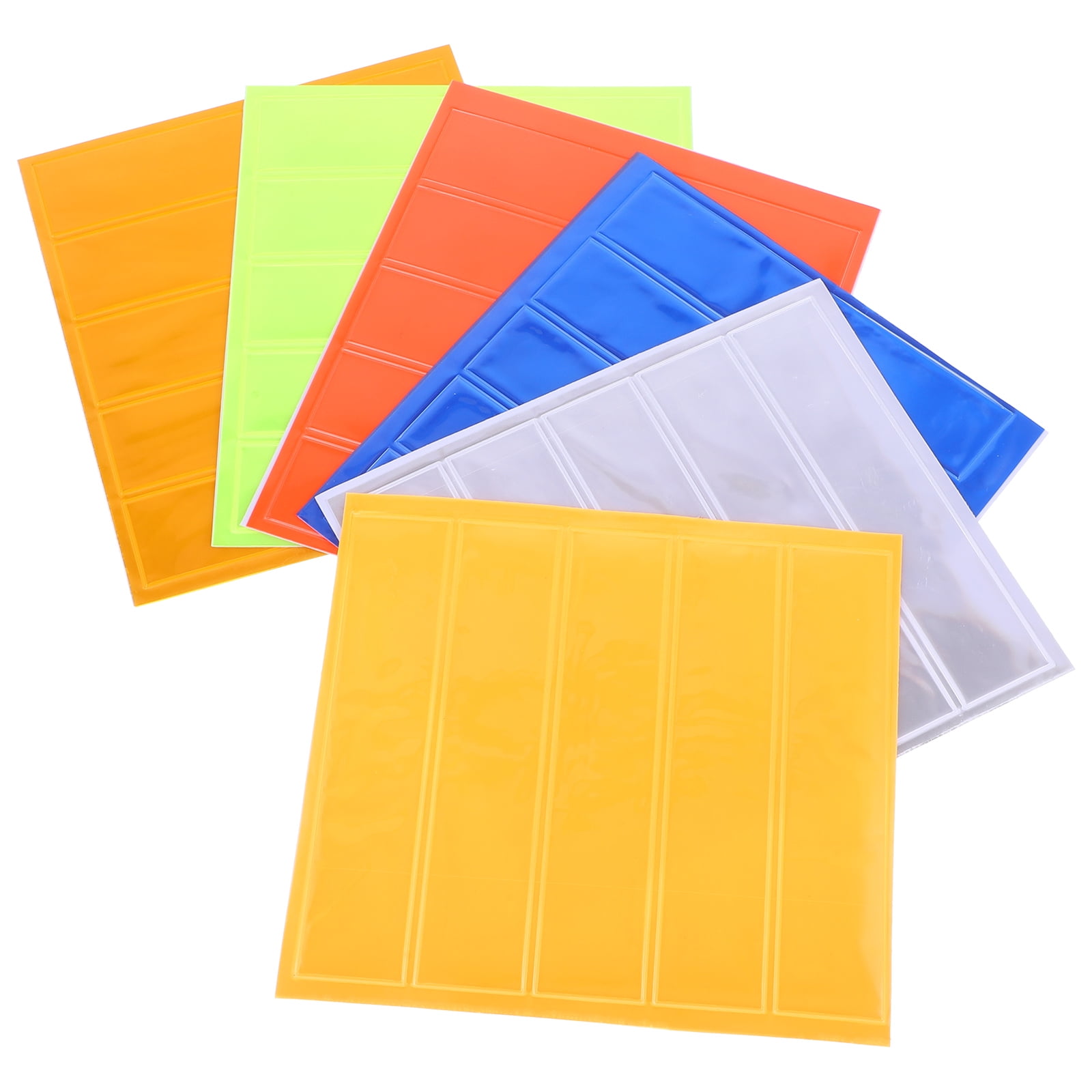 FRCOLOR Reflective Signs for Bike Use Assorted Color PVC Material ...