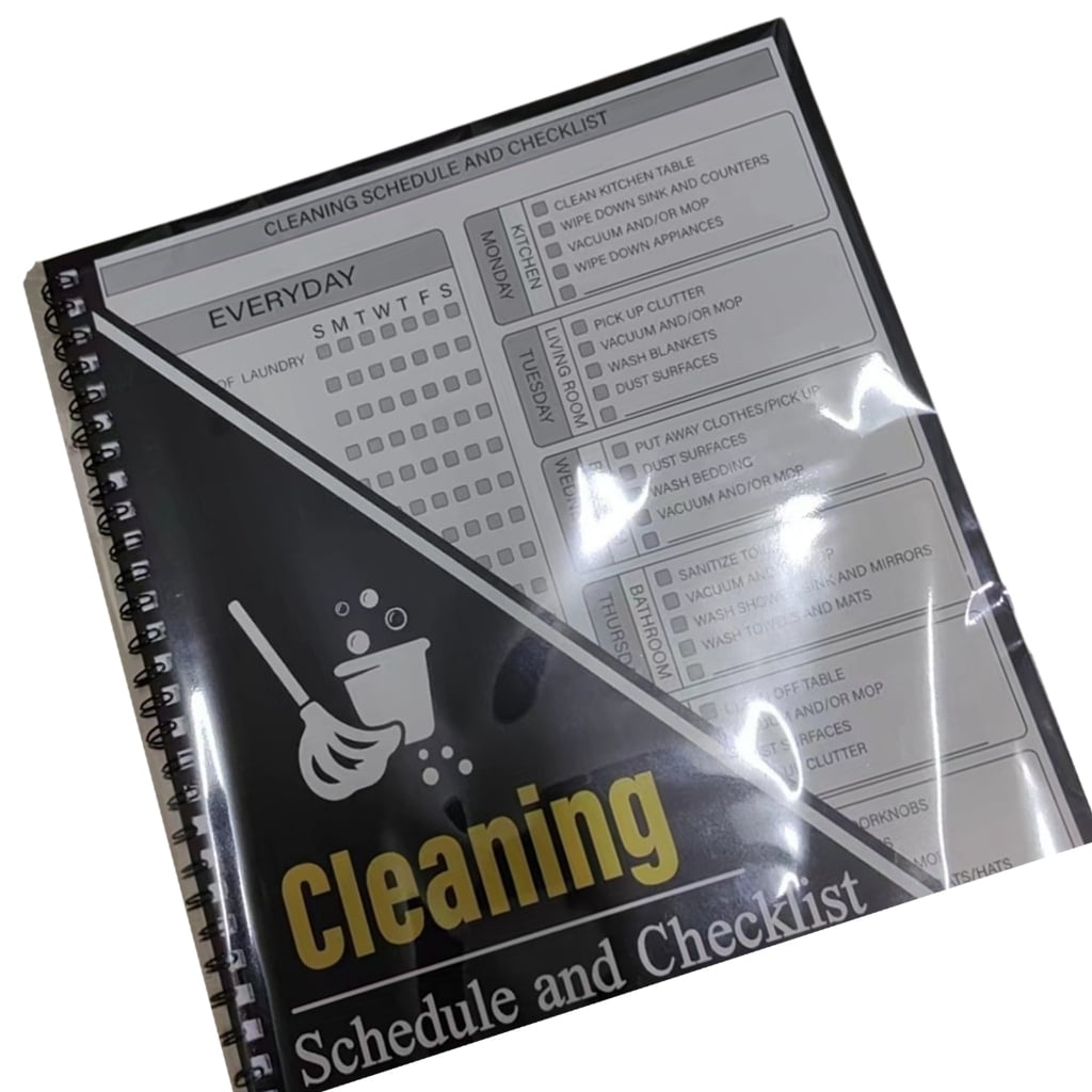 Portable Bill Organizers with Visual Progress Tracking Charts Cleaning ...