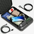 Portable Biometric Security Safe – Compact Electronic Lock Box with Key ...