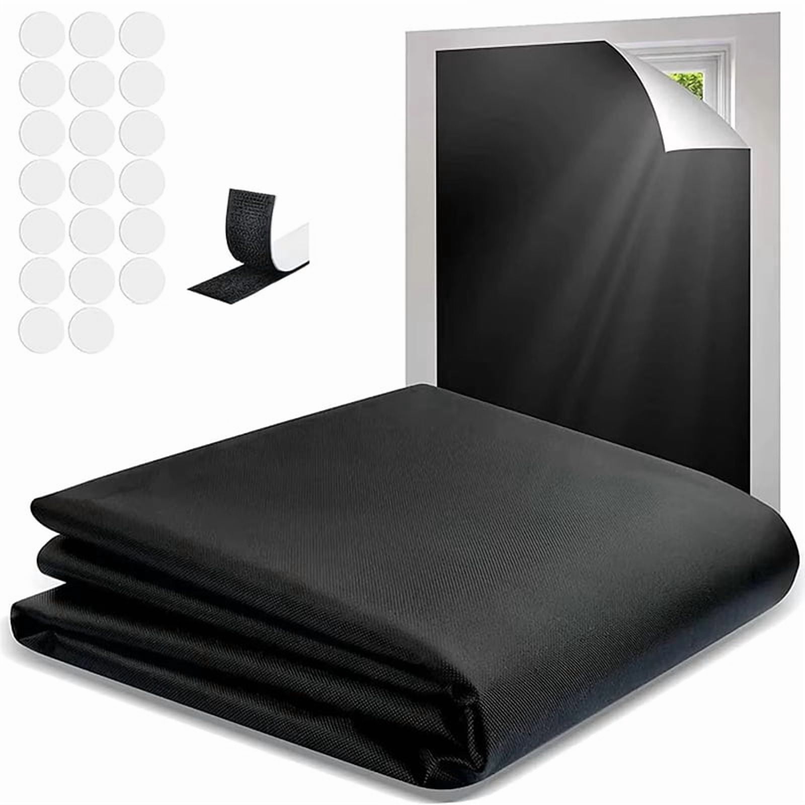 Portable Blackout Shades Film No Drill Travel Blackout Blinds Sunblock ...