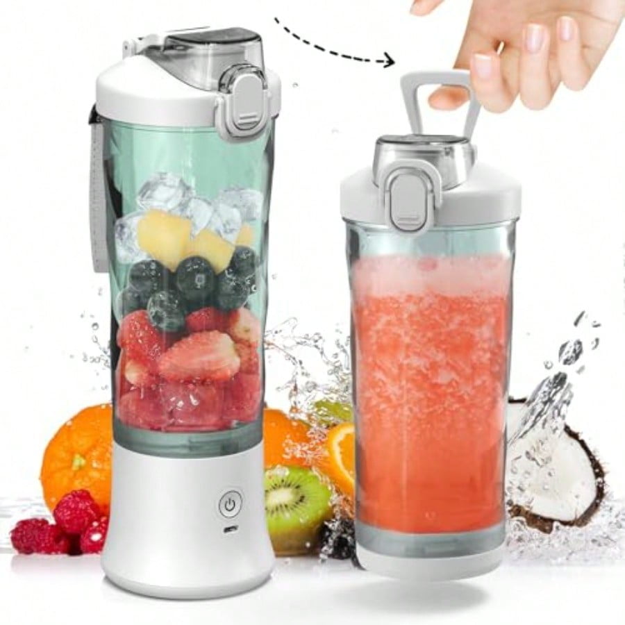 Portable Blender 20oz Vessel Cordless Personal Size Blender for Shakes ...