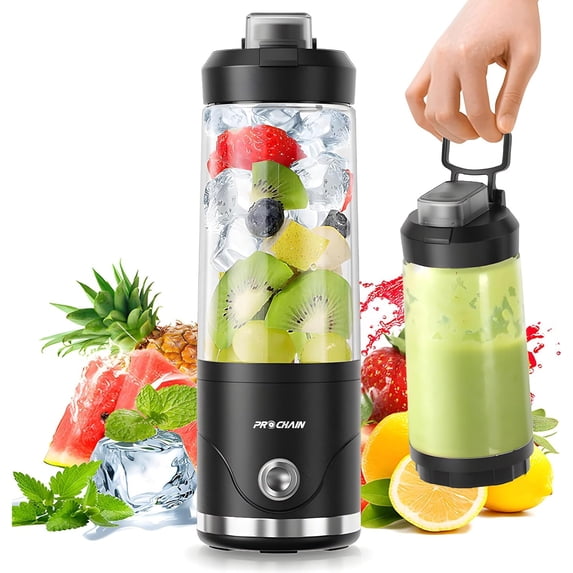 Portable Blender, 22oz Cordless Personal Blenders, Electric USB ...