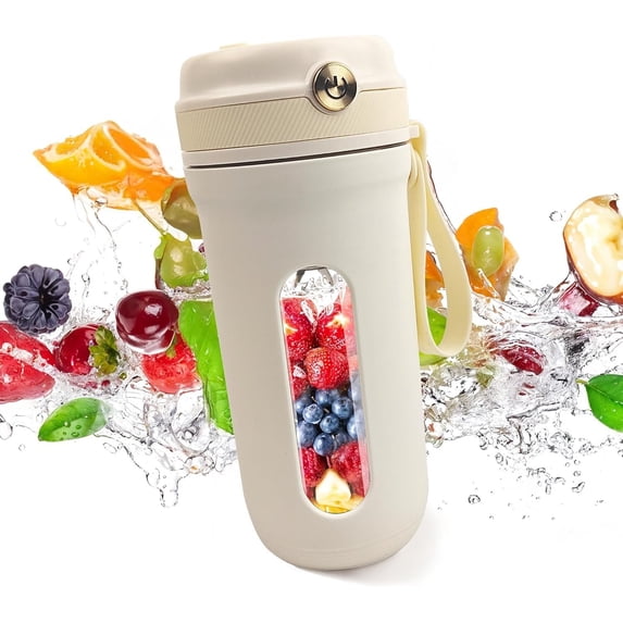 Portable Blender 350ml - Mini Juicer Cup with Type-C, Upgraded ...
