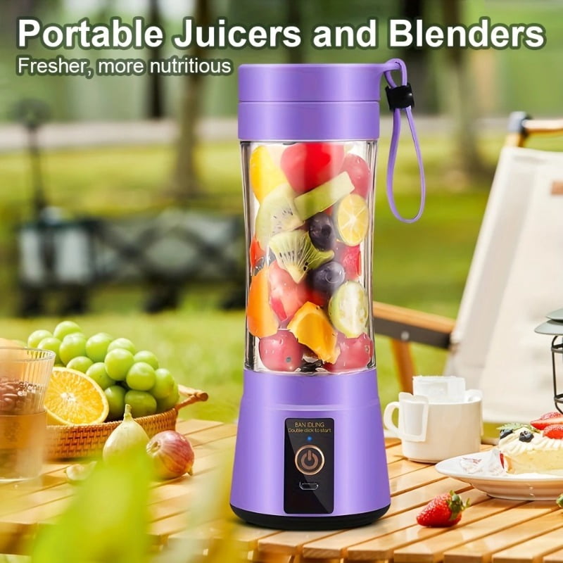 Portable Blender Cup,Electric USB Juicer Blender,Mini Blender Portable ...