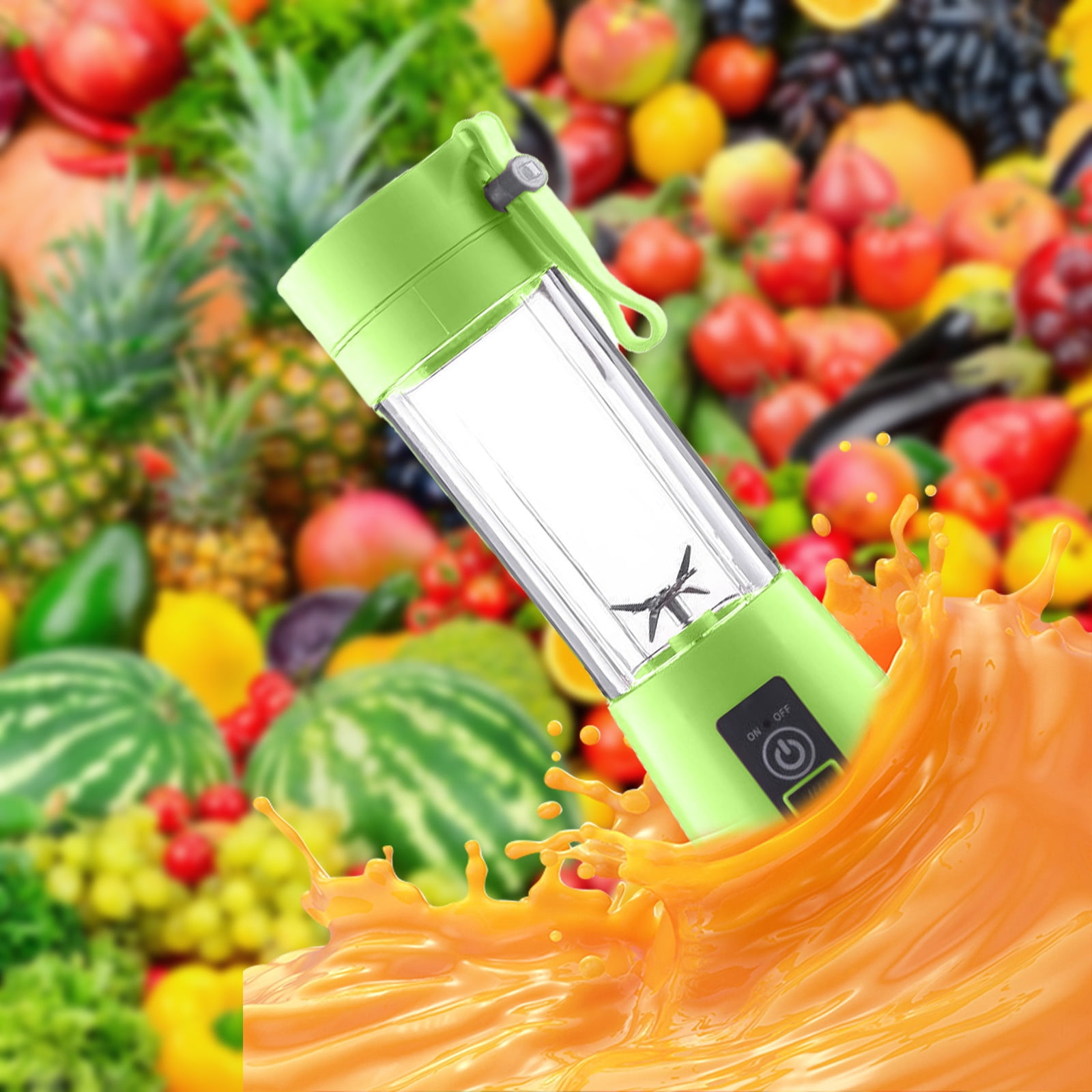 Portable Blender, Mini 6-Blade Mixer for Smoothie, Milkshake, Juice ...